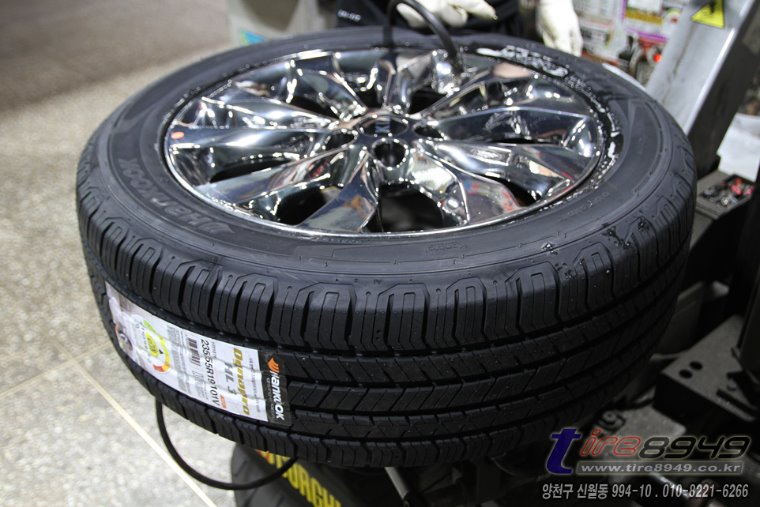 [올뉴쏘랜토] 더뉴쏘랜토크롬휠 19인치 . 다이나프로HL3 235/55R19